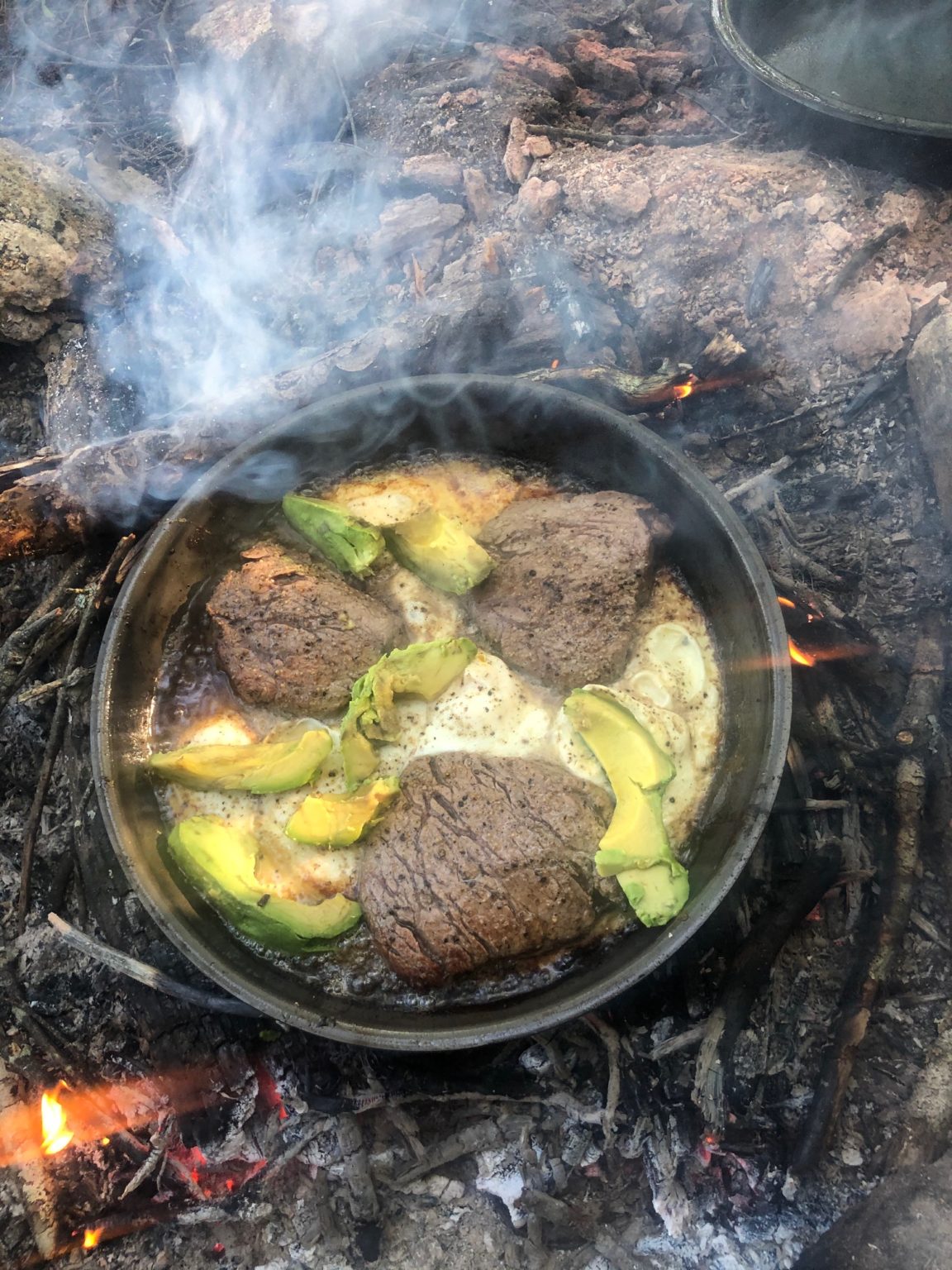 Cooking With an Open Flame Over a Fire or Campfire